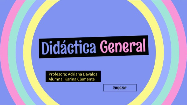 Didáctica General | Genially