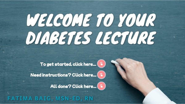 Diabetes Lecture_2 | Genially