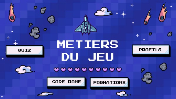 25-26 VERSION MODIFIEE (Elo) - Quiz métiers du jeu (1h) | Genially