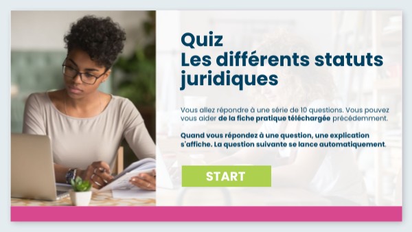 Quiz Les différents statuts juridiques