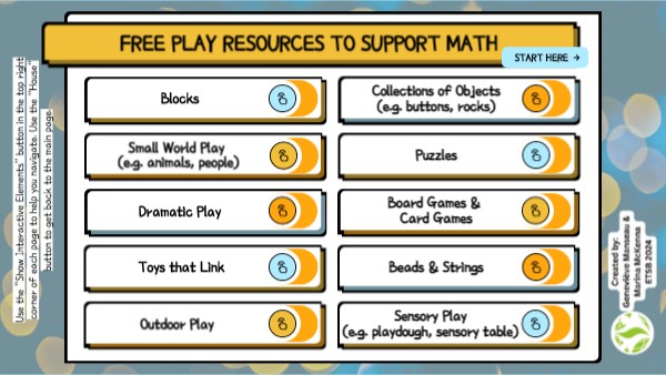 Math and Free Play | Genially