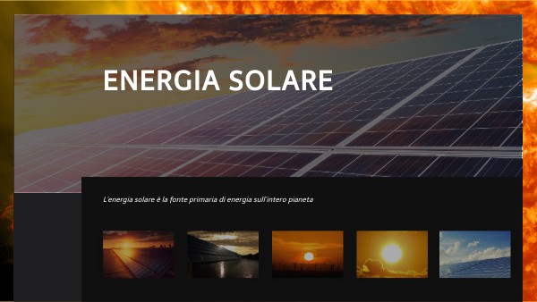 Energia solare | Genially