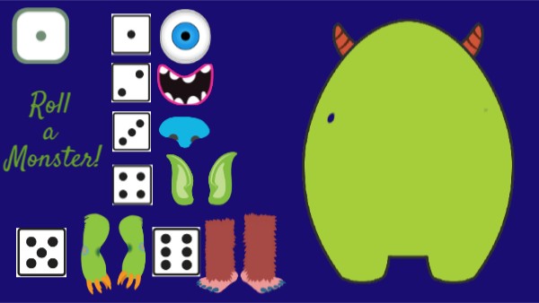 Roll a monster! | Genially