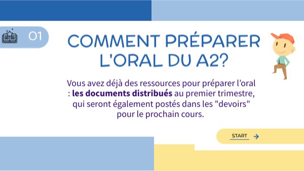 Comment préparer l'oral du A2? | Genially