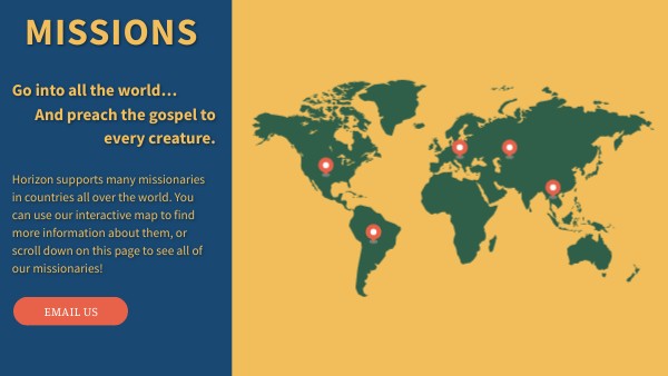 Horizon Interactive Missions Map | Genially