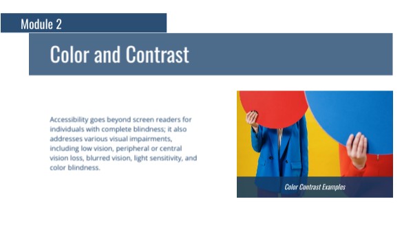 Module Two Color and Contrast