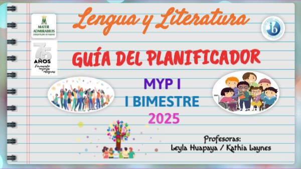 GUÍA DEL PLANIFICADOR MYP I | Genially