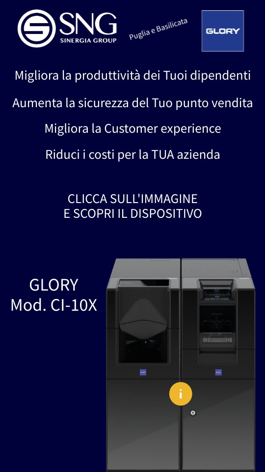 Scopri la nuova GLORY CI-10X | Genially