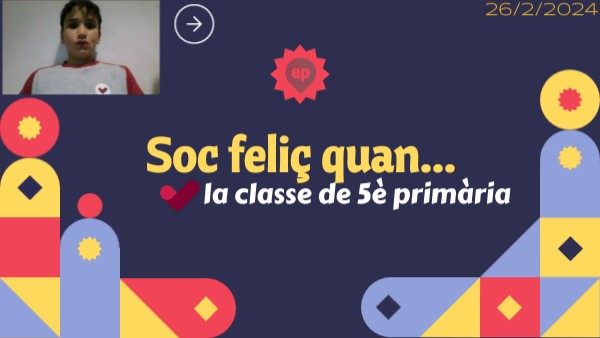 Mohamed felicitat a 5è | Genially