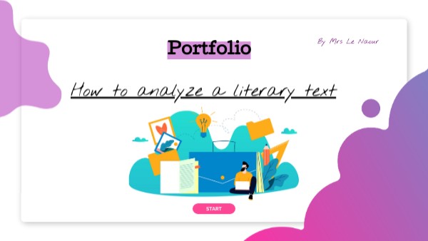 LLCE - Literary analysis (tools)