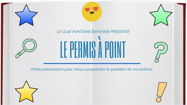 Permis à point FB | Genially