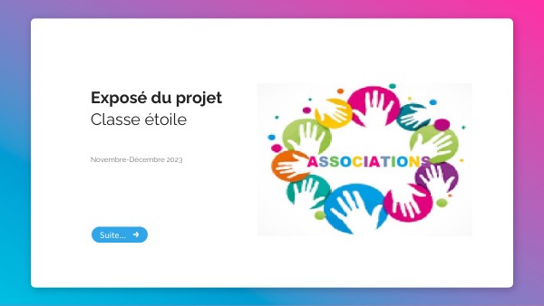 projet Classe étoile | Genially