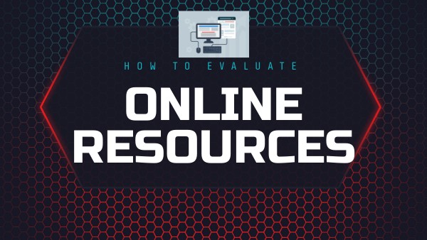 Copy - Evaluating Online Resources | Genially