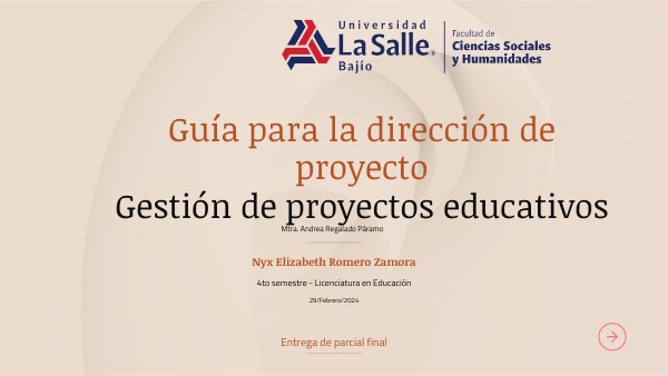 Guía de elaboración de proyectos | Genially