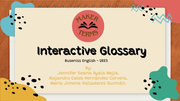 Glossary | Genially