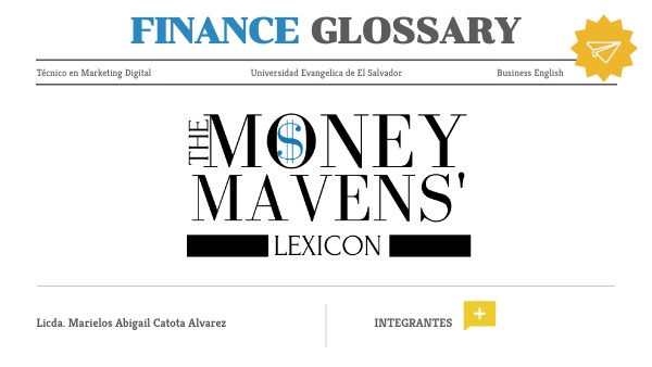 Business English Interactive Glossary | Genially