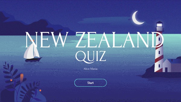 Quiz New Zealand | Genially