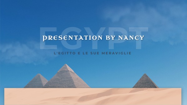 EGYPT PRESENTATION | Genially