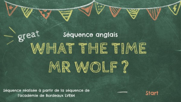 what the time Mr Wolf | Genially