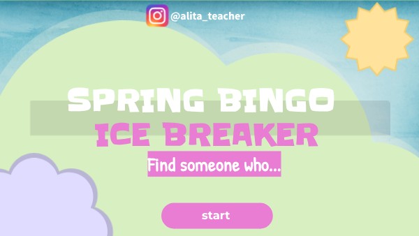 Bingo icebreaker | Genially