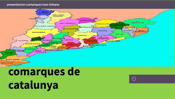 comarques de catalunya