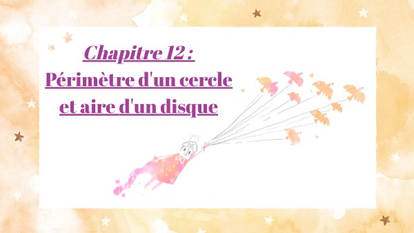 Périmètre d'un cercle et aire d'un disque | Genially