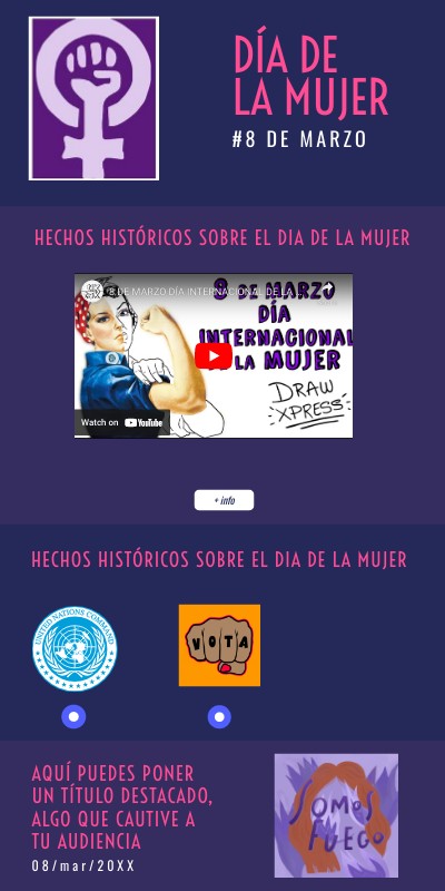 Infografía Día de la Mujer | Genially