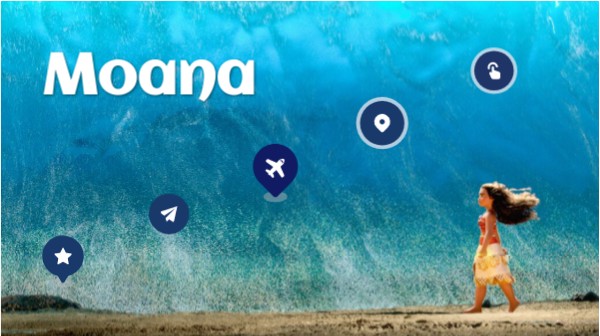 Imagen interactiva Moana | Genially