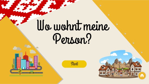 Wo wohnt meine Person? | Genially