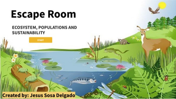 A2 Level - ESCAPE ROOM -ECOSYSTEM AND MATERIAL CYCLE | Genially