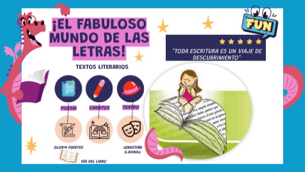 ¡EL MUNDO DE LAS LETRAS! | Genially