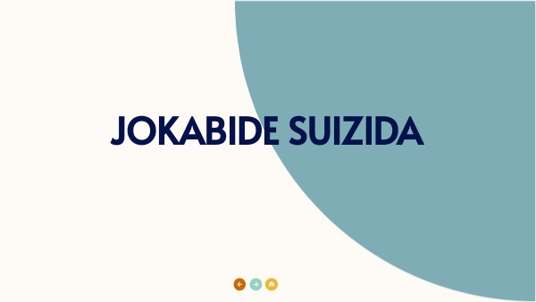 Jokabide suizida autoformakuntza | Genially