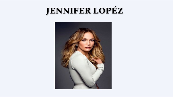 english Jennifer lopéz