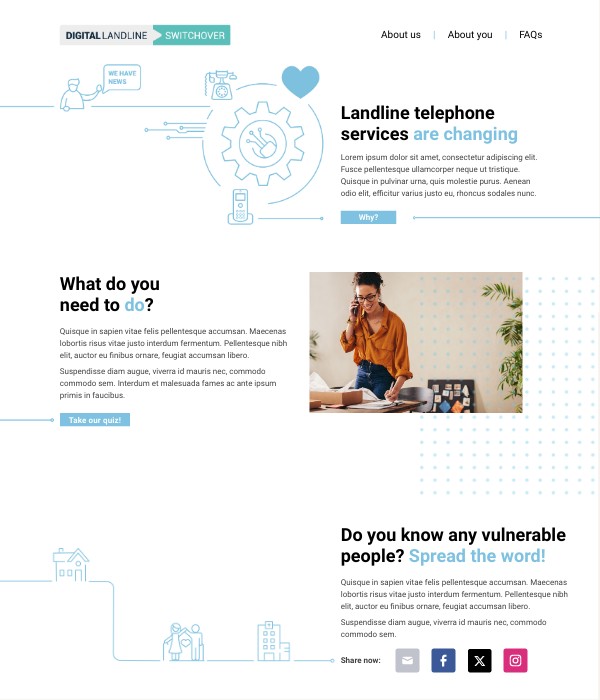 TechUK microsite example | Genially