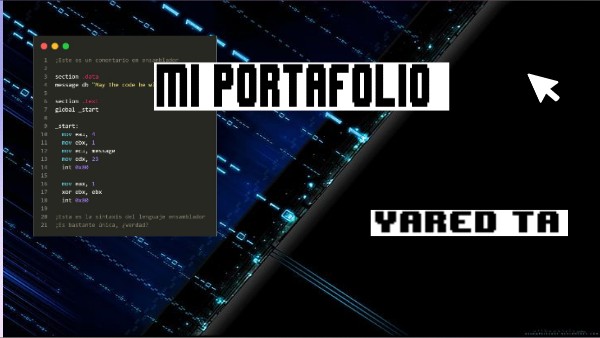 Yared TA portfolio | Genially