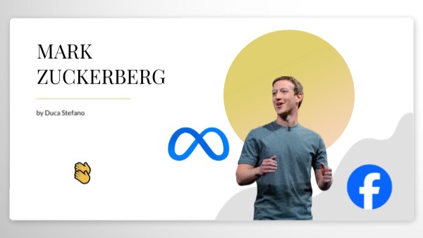 Mark Zuckerberg | Genially