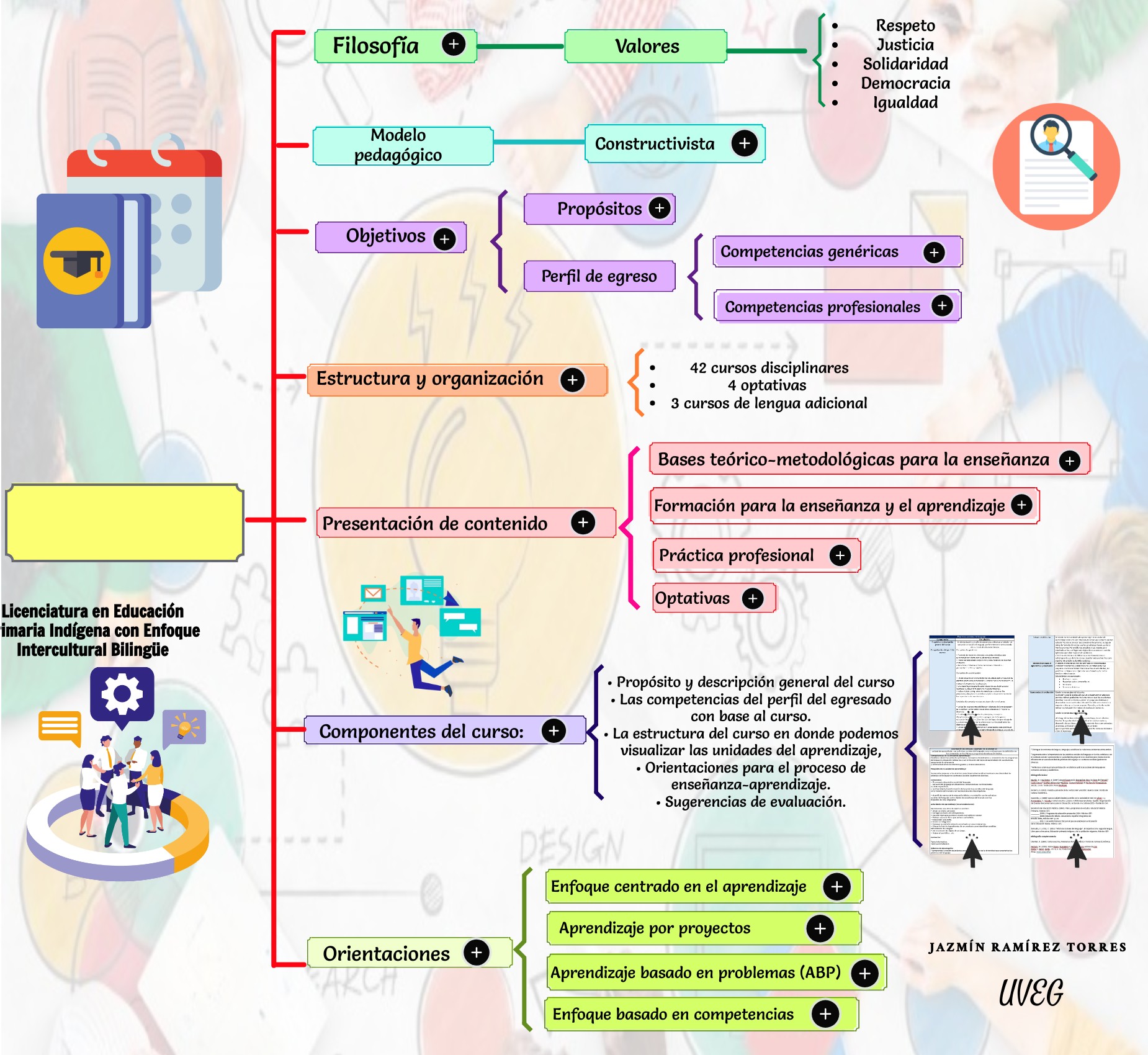 Reflexionando sobre el diseño curricular de un programa educativo. | Genially