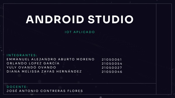 ANDROID STUDIO MESA 1 | Genially