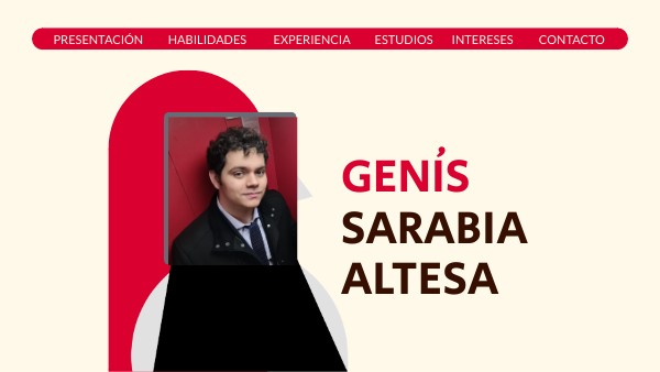 CV Genís Sarabia - ESP | Genially