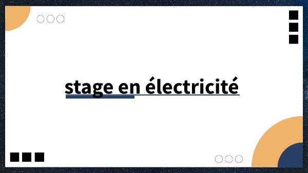 l'électricité | Genially