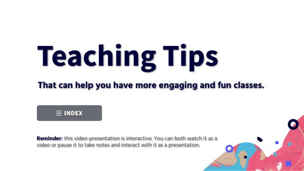 Teaching Tips | Genially