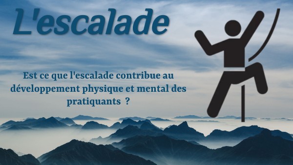 oral brevet escalade | Genially