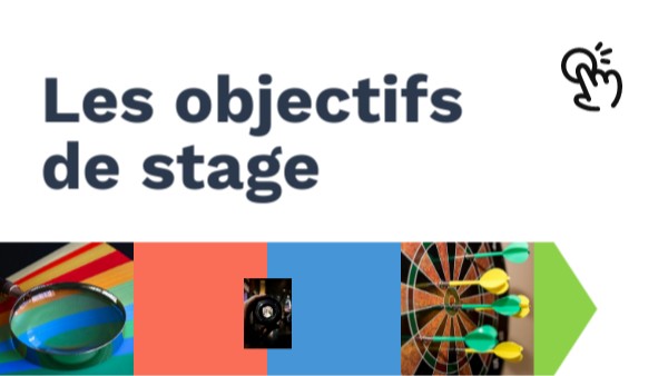 Copy - Les objectifs de stage | Genially