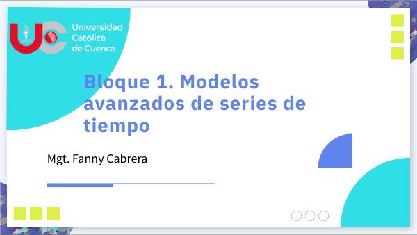 Bloque 1 Econometría Avanzada | Genially