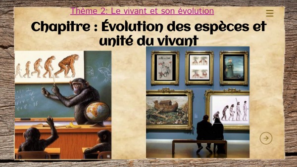 Evolution 3ème | Genially
