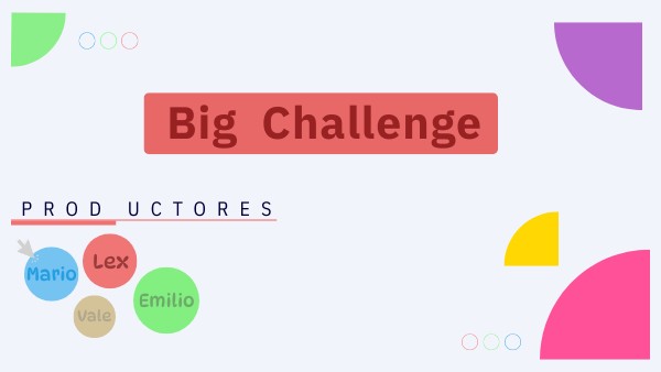 Big Challenge | Genially