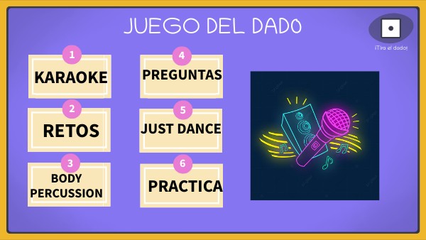 JUEGO DADOS 2ºTRIMESTRE | Genially