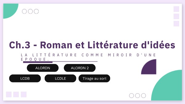 S3 - Roman - Première