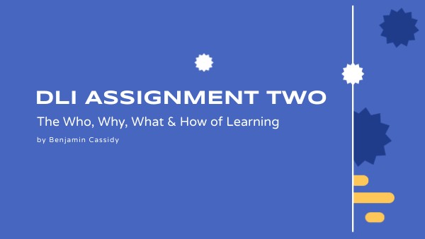 DLI Assignment Two | Genially