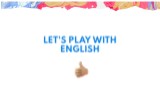 Let's play with English | Genially